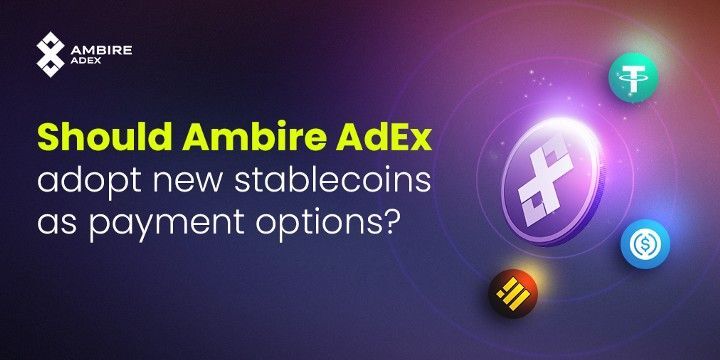 Ambire AdEx Governance Vote: New Stablecoins | AdEx Blog